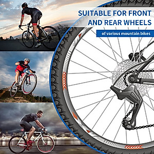 Yolev 6PCS Bike Wheel Axle Nut and 4PCS Safety Washer Kit Bicycle Hub Flanged Axle Nut Steel Flange Nuts Wheel for Front and Rear Bike Wheel Mountain Road