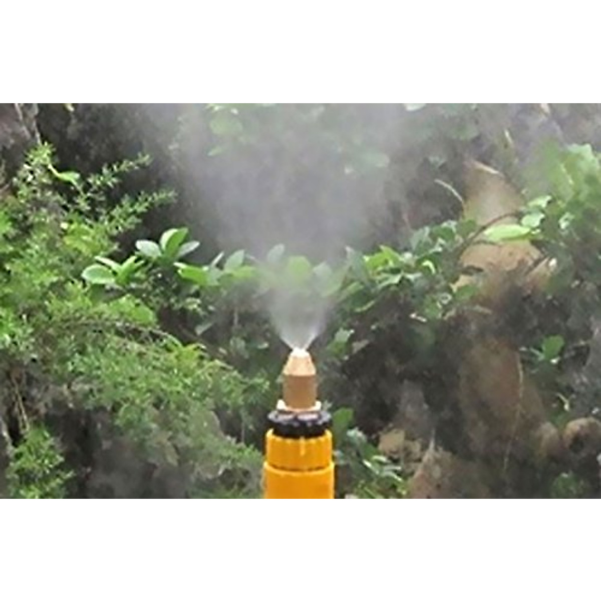 BIGBUY 1/2 Inch Garden Misting Nozzle Multiple Spray Patterns Brass Adjustable (2)