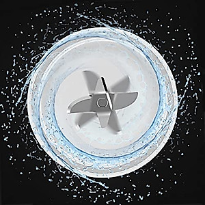 Marty Champ Portable Blender, Personal Size Blender for Juice, Shakes, and Smoothies, Wireless Charging with Four Blades, Mini Blender Travel Bottle (PINK)