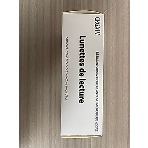 CRGATV 3-Pack Reading Glasses for Men Blue Light Blocking Metal Full Wide Frame Computer Readers Anti UV/Eye Strain/Glare (+2.5 Magnification Strength)