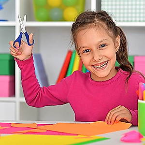 150 Pack Scissors Bulk Scissors 5 Inch Blunt Tip Kids Safety Bulk Pack of Scissors for School Craft Projects