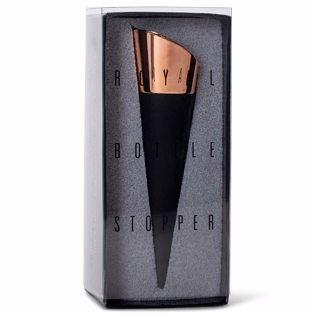 Cork Pops Rubber 4 Inch Reflective Copper Royal Bottle Stopper