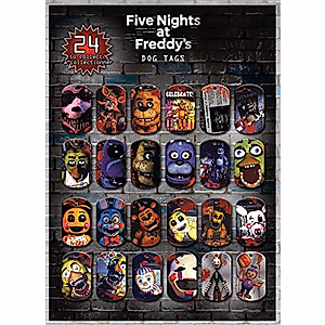 Officially Licensed Five Nights At Freddy's Dog Tags Necklace Mystery Pack 3-Pack "Contains 3 Random Dog Tag Necklaces"