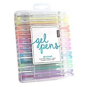 U Brands Metallic Gel Pens, Assorted Colors, 30-Count, (2225U06-24)