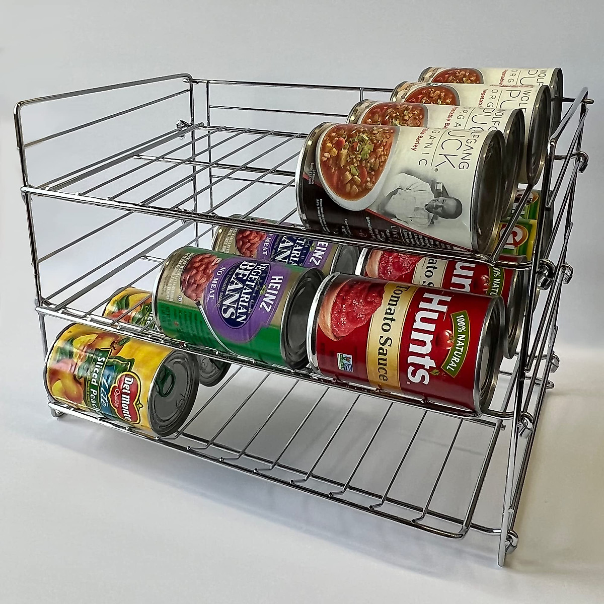 Better Houseware 1448.6 Can Rack Organizer, Chrome