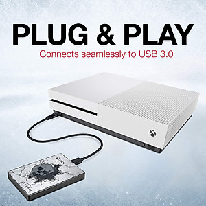 Seagate Game Drive for Xbox 2TB Gears 5 Special Edition External Hard Drive Portable HDD - Designed for Xbox One, 1 Month Xbox Game Pass Membership (STEA2000424)