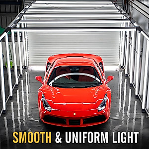 GOSLARLIT LED Tunnel Lighting, Car Detailing Tunnel for Car Care,Inflatable 6500k,110-120lm/v,100mm