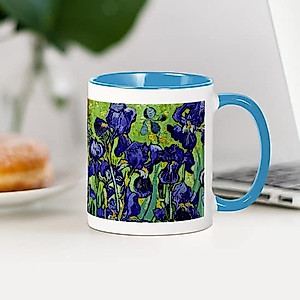 CafePress Van Gogh Irises, St. Remy Mugs Ceramic Coffee Mug, Tea Cup 11 oz