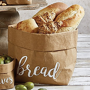 Santa Barbara Design Studio Table Sugar Washable Paper Holder, 11 x 6.37-Inches, Natural- Bread