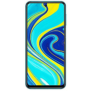 Xiaomi Redmi Note 9S (64GB,4GB) 6.67", 48MP Camera, 18W Fast Charge, 5020mAh Battery, Dual SIM GSM Unlocked 4G LTE (T-Mobile, AT&T, Metro, Cricket) International Model (Aurora Blue, SD + Case Bundle)
