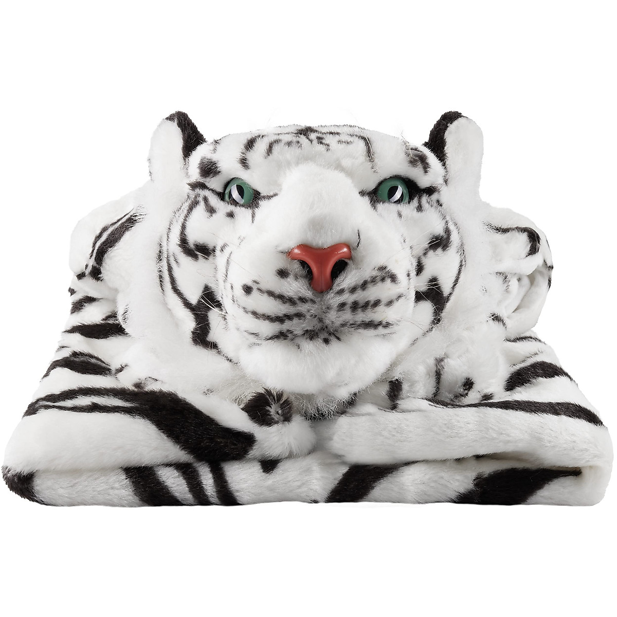 BRUBAKER Huge White Tiger Rug 78x47 Inch