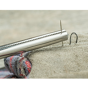 SE 16" Self-Locking Straight Forceps - 615FS