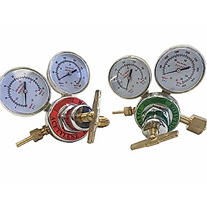 ARC-POWER for Replacement Regulator Gauge Set for Victor Type Style Gas Welder Outfit Welding
