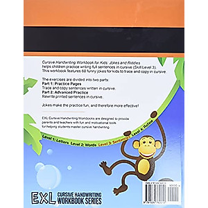 Cursive Handwriting Workbook for Kids: Jokes and Riddles