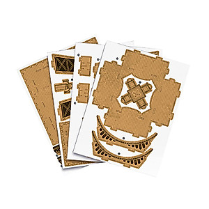 Revell Eiffel Tower LED Light Up Large 3D Puzzles for Adults and Kids Ages 10 Years and up Arts Crafts Building - 84 Pieces