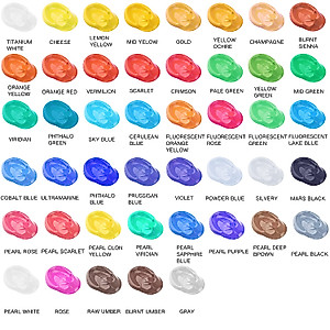 GOTIDEAL Acrylic Paint Metallic Gold 24K Tubes(120ml, 4.1 oz) Non Toxic Non Fading,Rich Pigments for Painters, Adults & Kids, Ideal for Canvas Wood Clay Fabric Ceramic Craft Supplies (Gold)