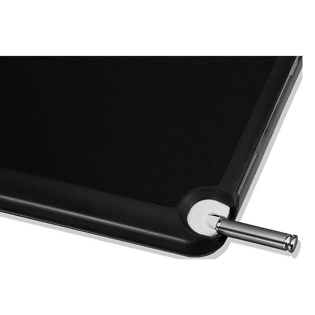 Kuesn SM-P600 P601 P605 Smart Stand Cover Case for Samsung Galaxy Note 10.1 (2014 Edition) Ultra Slim Flip Folio Pu Leather Case Pouch with Magnetic Auto Slepp&Awake up (Black)