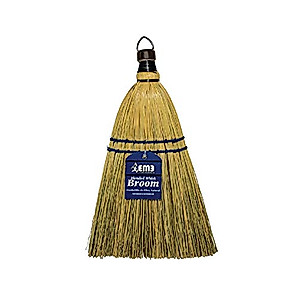 Elite Mops and Booms 8 in. W Soft Broomcorn/Yucca Broom