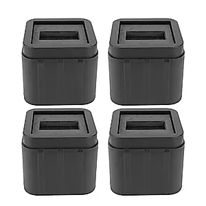 Furniture Risers, Rubber 4 PCS Slippery Corners Height Increase Furniture AntiVibration Pads for Table