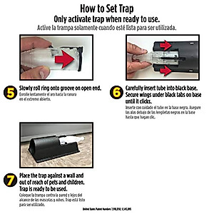 Amdro B07L4B3B38 Mouse Trap Reusable, Kills 12 Mice, Plum