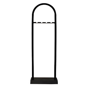JVL 11-324 Lambeth Contemporary Fireside Companion Arch Tool Set, Steel, Black, 23 x 14 x 66 cm, 4 Pieces …
