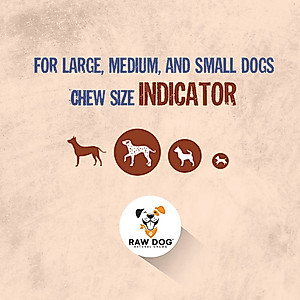 Raw Dog Collagen Chew Sticks for Dogs, 7IN-100% Beef,Grass Fed Non-GMO Premium Odor Free Dog Chews – All Natural Dog Treats Low Fat and High Protein Dental Treats