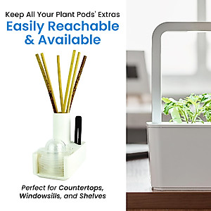 Westfield 3D Solutions Smart Garden Click and Grow Storage Caddy, Stylish 3D Printed Plant Caddy For Plant Pods Storage, A Great Addition for Your Hydroponic Herb Garden Indoor Growing Kit