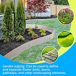 LAVEVE Corrugated Metal Garden Edging 4" x 10Ft, Landscape Edging Border for Lawn, Flower Bed, Garden Fence, Paver Edging (Silver)