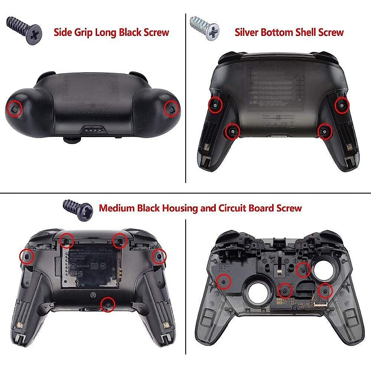 eXtremeRate Purple Blue Chameleon Repair ABXY D-pad ZR ZL L R Keys for Nintendo Switch Pro Controller, DIY Replacement Full Set Buttons with Tools for Nintendo Switch Pro - Controller NOT Included