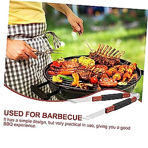 MUSISALY barbecue tongs Korean BBQ Essential salad tongs bbq tongs cooking tongs buffet tongs bbq spatula tongs kitchen food tong outdoor buffet Cooking Meat Clip steak tongs Wood household