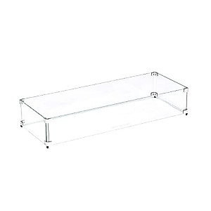 Celestial Fire Glass 30" x 10" Drop-in Burner Pan and Glass Flame Guard Bundle