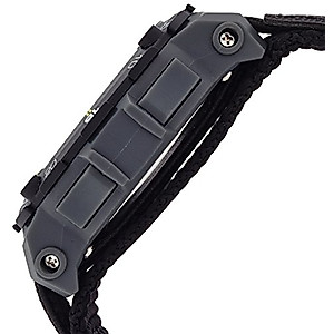 Armitron Sport Unisex 40/8291BLK Grey Accented Digital Chronograph Black Nylon Strap Watch