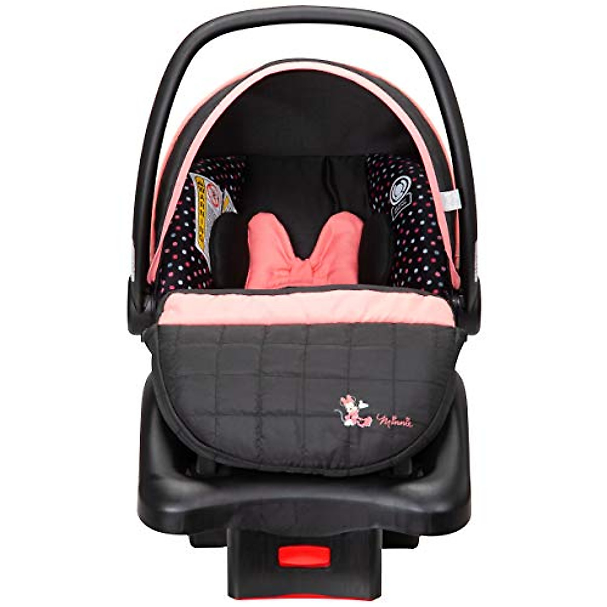 Disney Light 'N Comfy 22 Luxe Infant Car Seat, Minnie Confetti