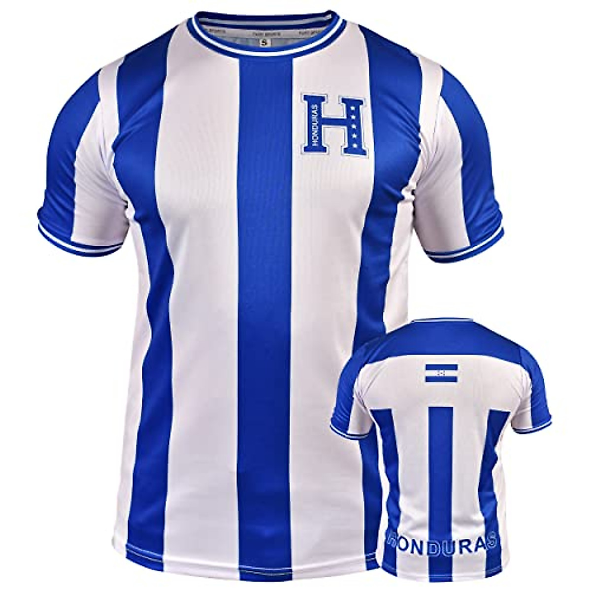 Fury Honduras Soccer Jersey - Honduras Soccer Shirt - Camiseta de Futbol Honduras Jersey Hombres/Men/Mujeres/Women/Unisex (XL)