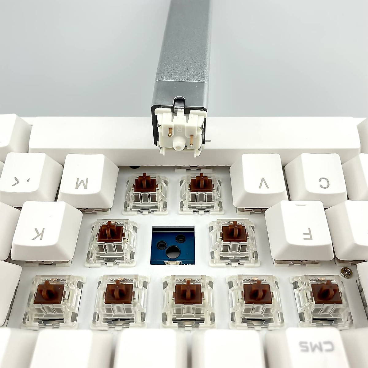 Gateron G Brown Pro Switches Pre-lubed 3pin RGB SMD Tactile for Gaming Mechanical Keyboard(108 Pcs, Brown)