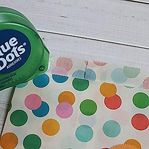 Glue Dots GLU23681 Removable 3/16" Square Dispenser 450Pc Dispenser Glue Sq Runremovable, Clear