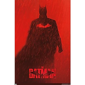 Trends International DC Comics Movie The Batman - Batman Teaser One Sheet Wall Poster, 14.725" x 22.375", Premium Unframed Version