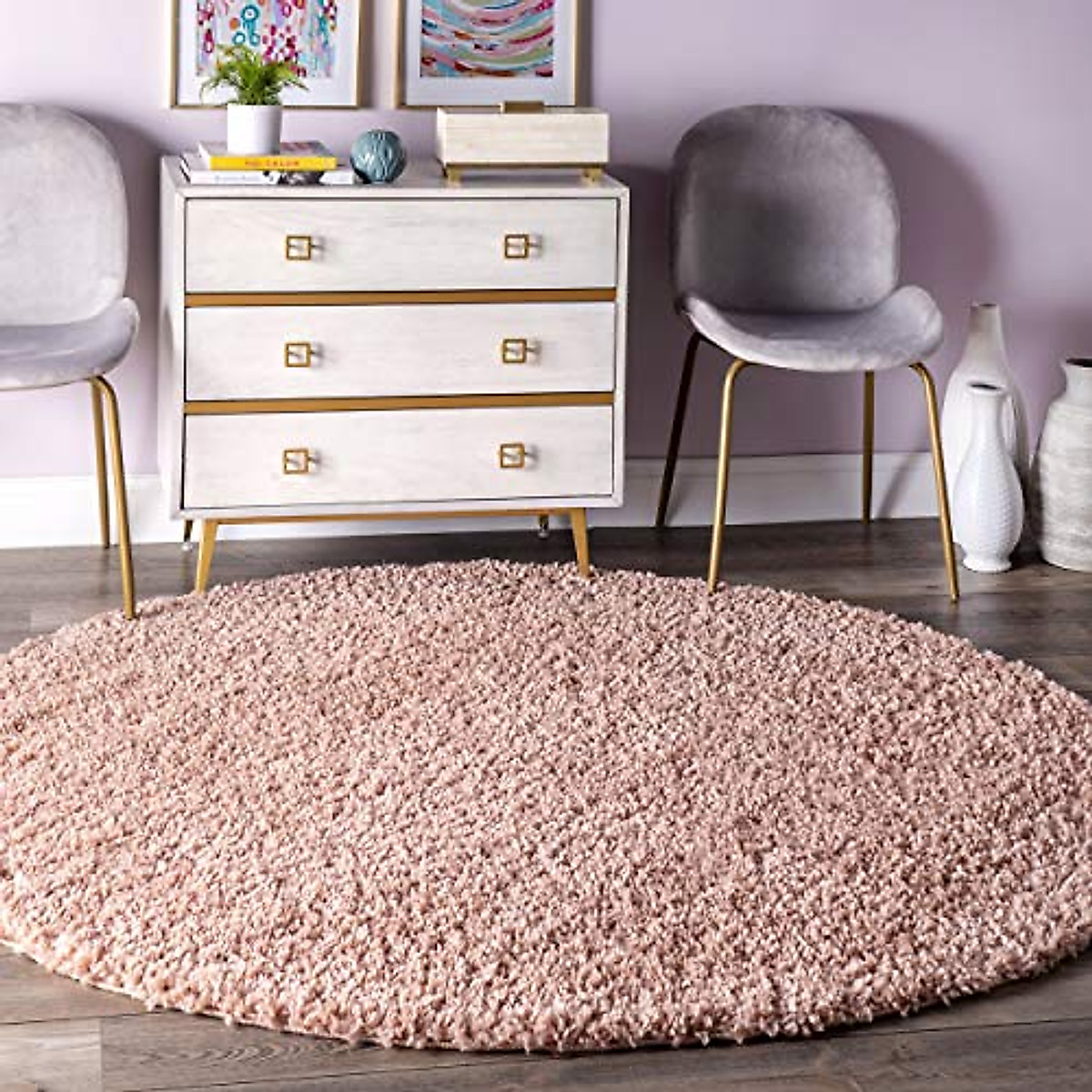 nuLOOM Belleza Shag Accent Rug, 2' x 3', Pink