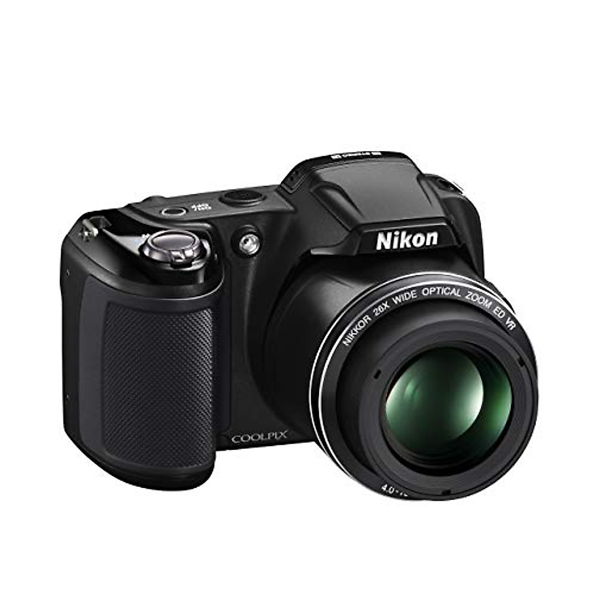 Nikon COOLPIX L810 16.1 MP Digital Camera with 26x Zoom NIKKOR ED Glass Lens and 3-inch LCD (Black) (Old Model) (Renewed)