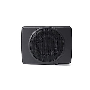 PLINIUS slim subwoofer underseat with amp Active Powered Car- 600 Watts Max Power, Low Profile, 8 Inch Subwoofer, Remote Subwoofer Control, Built in Amplifier, for Truck, Boxes and Enclosures