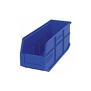 Stackable Shelf BIN Blue 18in x 6in x 7in