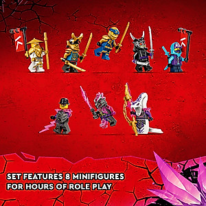 LEGO NINJAGO Nya's Samurai X MECH Action Figure, 71775 Robot Ninja Toy with Golden Jay Plus 7 Minifigures