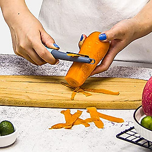 COOK A FUTURE 6-Piece Kitchen Paring Knife Set, Includes 2 Paring Knives, 1 Corkscrew, 1 Fruit Knife, 1 Scissors And 1 Storage Base, Which Can Be Used For Peeling And Cutting Fruits And Vegetables