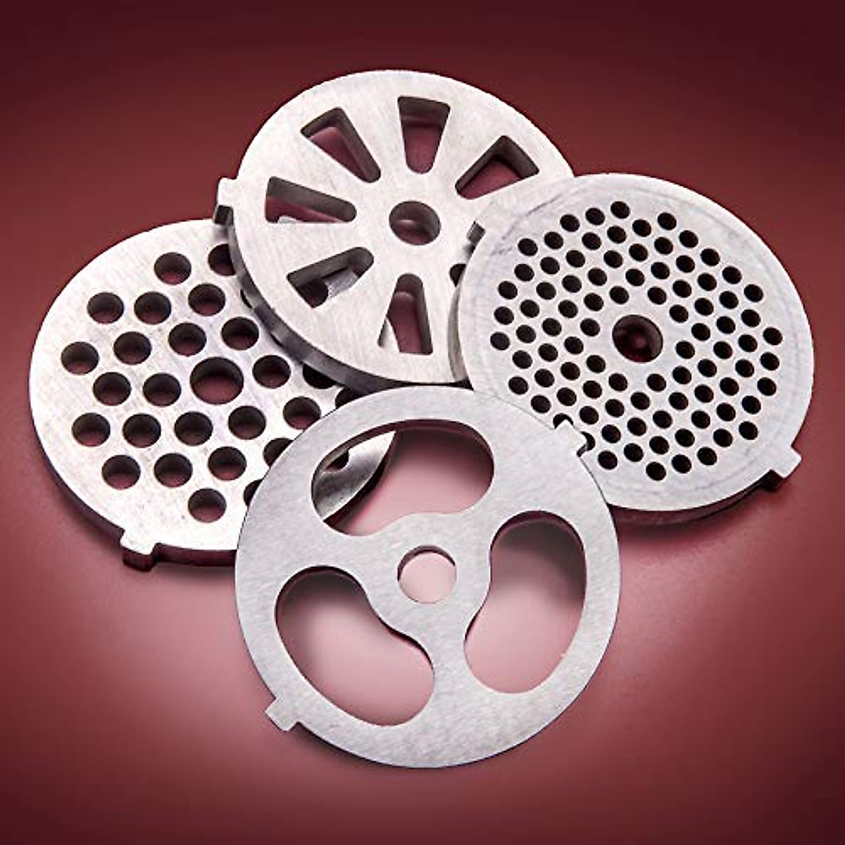 STX Megaforce 3000 Powerful Air Cooled 6-In-1 Heavy Duty Electric Meat Grinder with Foot Pedal • Sausage Stuffer • Kubbe Maker • Burger/Slider Maker • 2 Meat Claws • 3 S/S Blades • 4 Grinding Plates