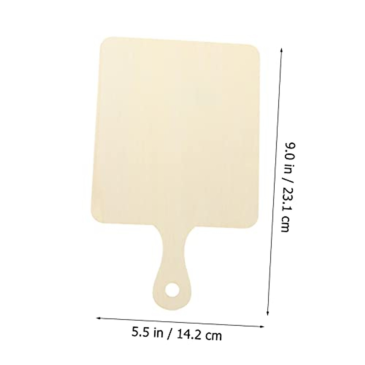 BESTonZON 12 Pcs Chopping Board with Handle Butter Tray Hand Decor Wooden Serving Trays Small Serving Board Mini Wooden Paddle Unfinished Chopping Boards Small Chopping Boards DIY Craft Meat