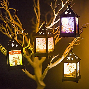 CCOOfhhc Halloween Pumpkin Lights Lanterns,Light Lamp Door Room Decoration LED Pumpkin 3D Lights for Indoor Outdoor Party Ideas