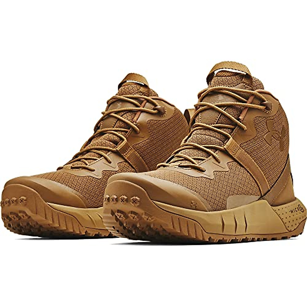 Under Armour Men's Micro G Valsetz Mid Hiking Boot, Coyote (200)/Coyote, 10.5