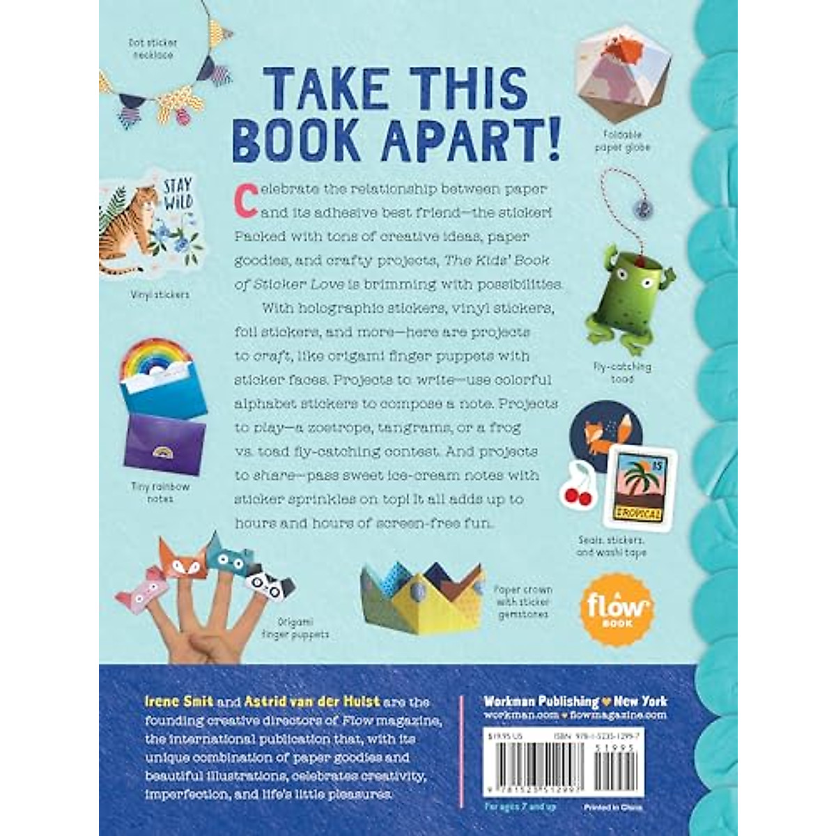 The Kids' Book of Sticker Love: Paper Projects to Make & Decorate (Flow)