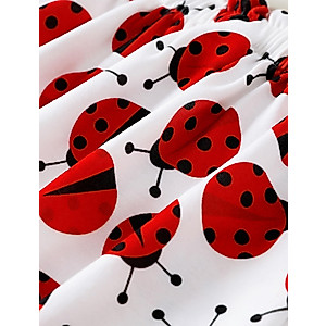 PATPAT Baby Girls Clothes Infant Baby Ruffle Sleeve Romper Pants Sets with Headband 3 Pack, Little Lady, 6-9 Months