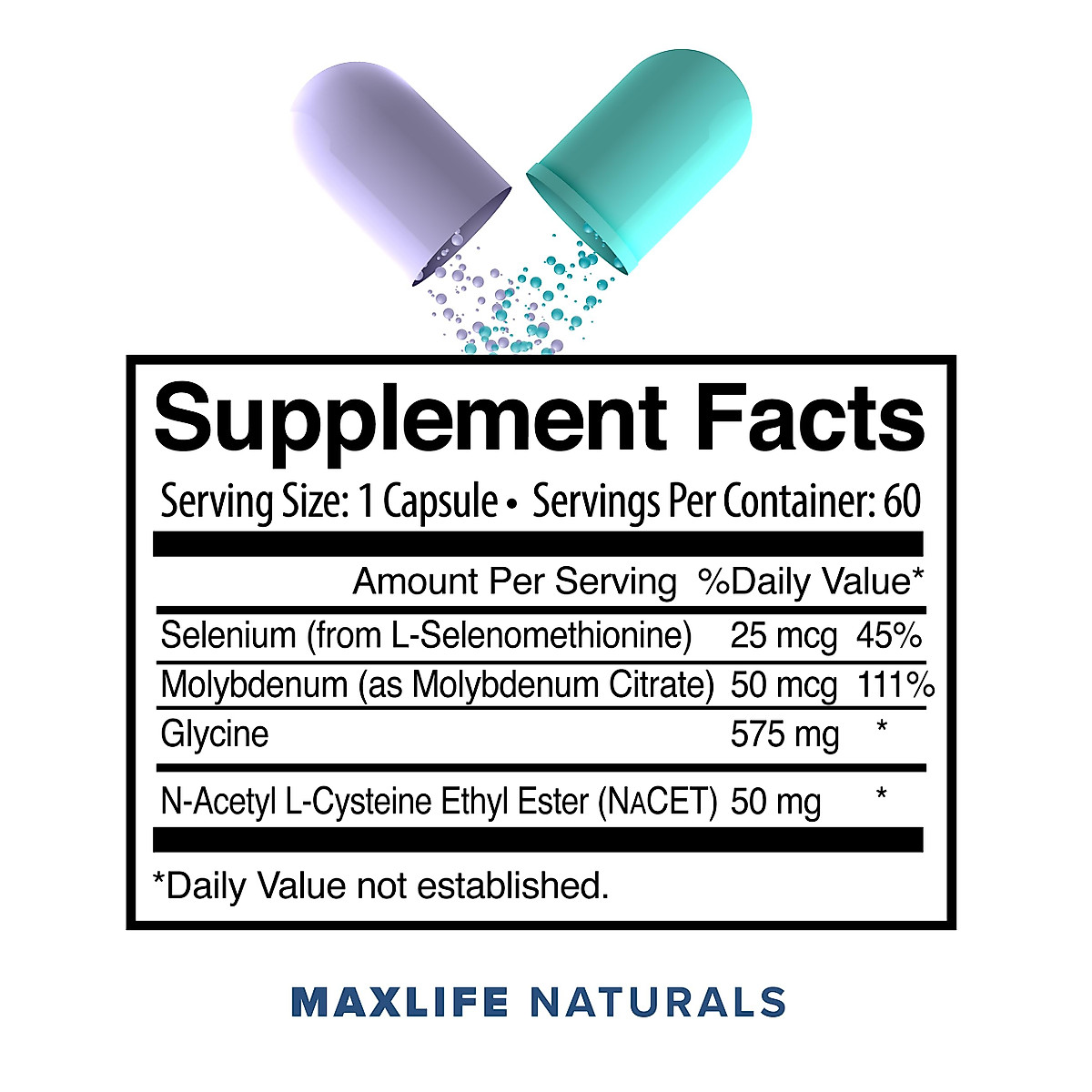 Neuro NACET - N-Acetyl Cysteine Ethyl Ester - 20x More Bioavailable Than NAC 1000mg - 10x Higher Glutathione Boost Over Liposomal Glutathione - NAC Ethyl Ester with Glycine, Selenium, Brain Support
